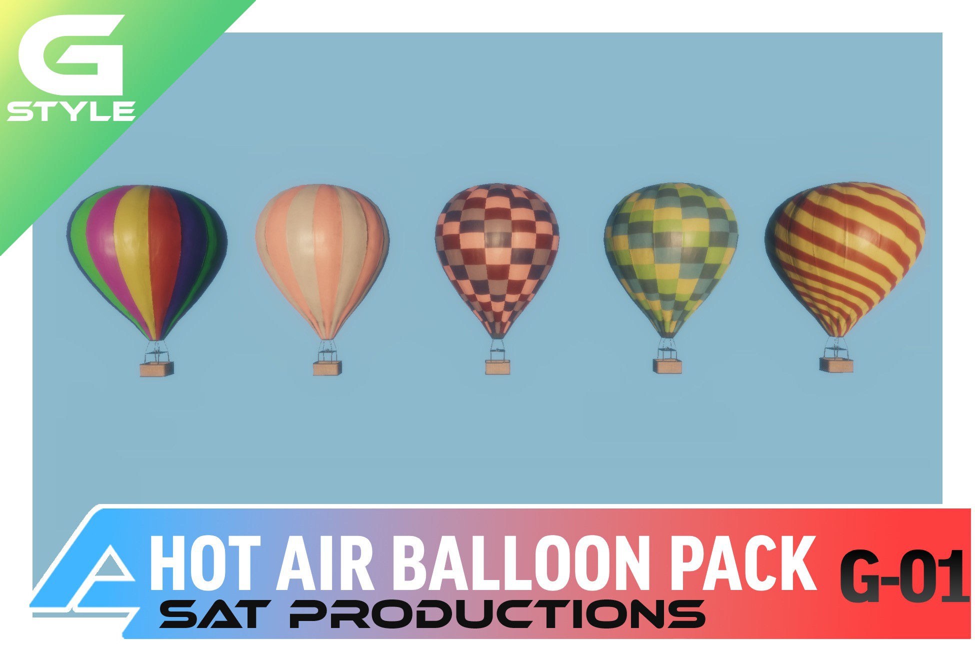 Hot Air Balloon Pack | 3D Air | Unity Asset Store