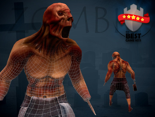 Aggressive Zombie | 3D 생물 | Unity Asset Store