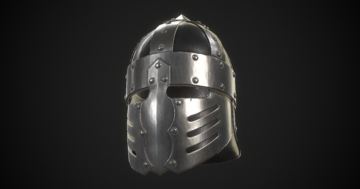 Knight Helmet 03 | Props | Unity Asset Store
