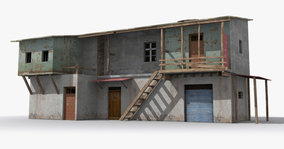 Slum House – Variant 10 | 3D Urban | Unity Asset Store