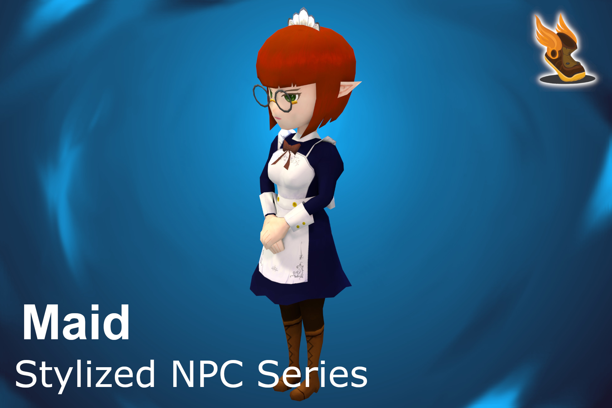 Stylized NPC - Maid | Characters | Unity Asset Store