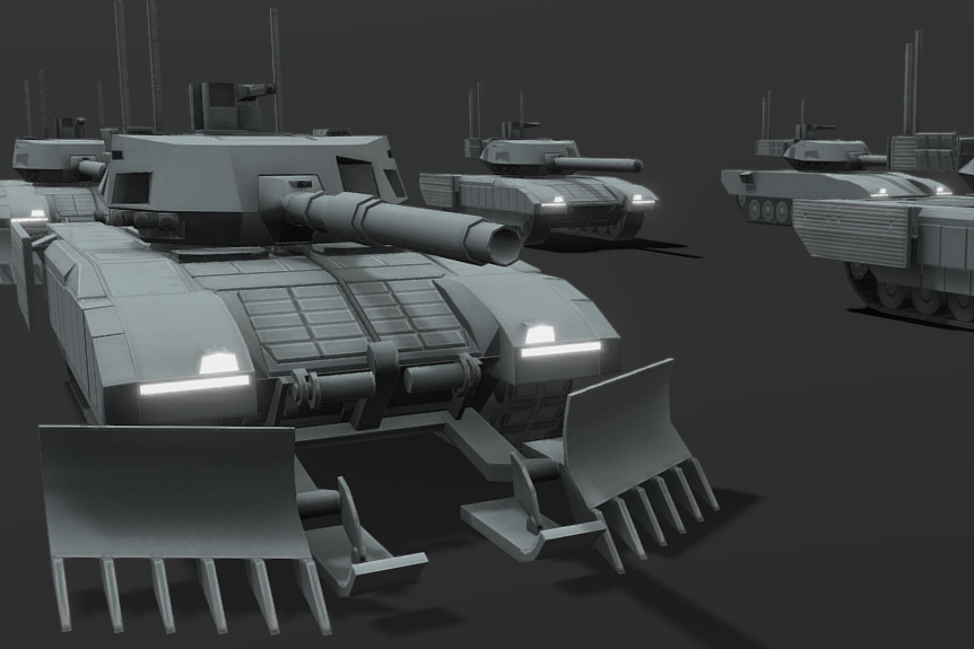 Main Battle Tank Russian | 3D Land | Unity Asset Store
