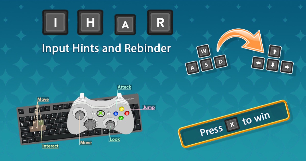 IHaR - Input Hints and Rebinder | Input Management | Unity Asset Store