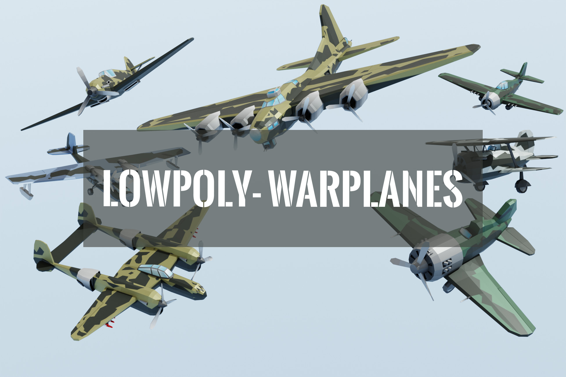 LowPoly: WarPlanes | 3D Air | Unity Asset Store