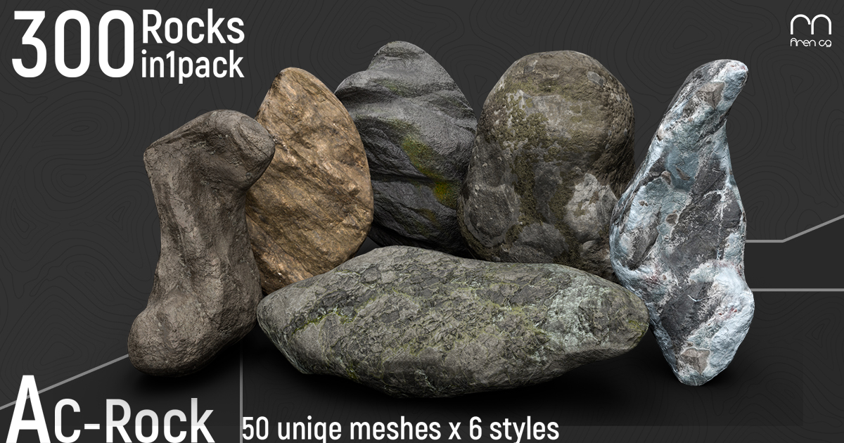 Ac Rocks | 3D Props | Unity Asset Store