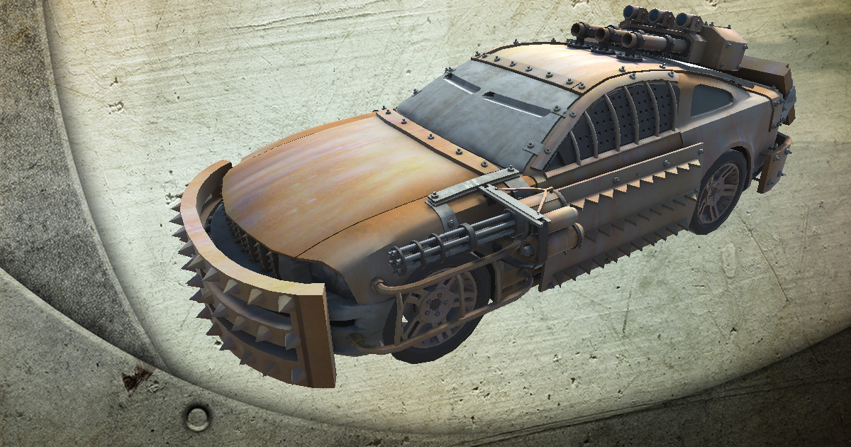 Apocalyptic Racing Car | 3D 지상 | Unity Asset Store