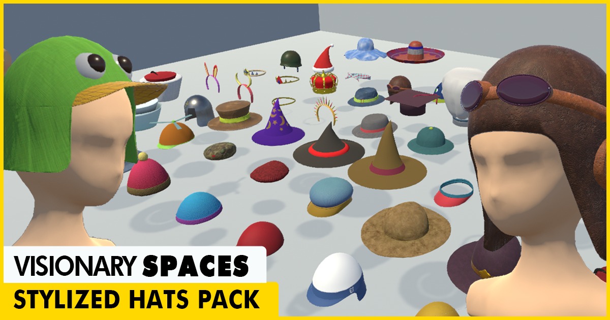 Stylized Hats Pack | 소품 | Unity Asset Store