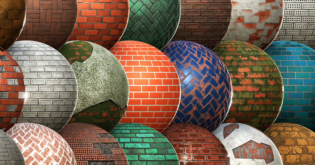 125+ Brick Wall Materials & Substances | 2D Textures & Materials ...