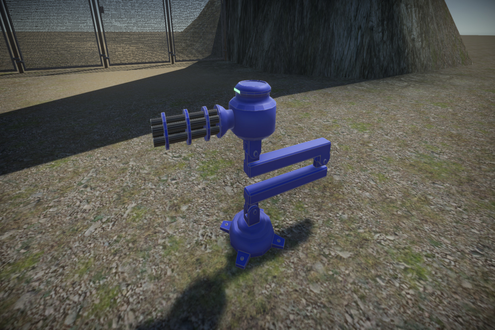 S5000 Security Turret Animated | 3D Robots | Unity Asset Store