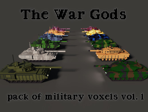The War Gods: pack of military voxels vol.1 | 3D Land | Unity Asset Store