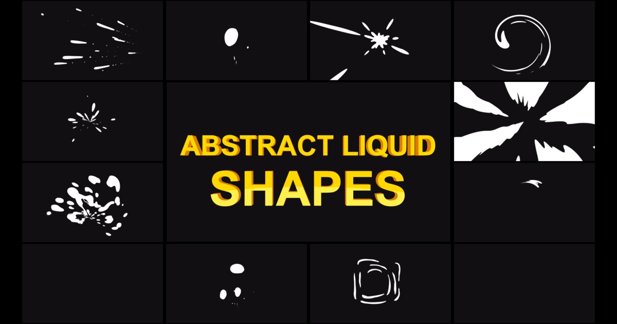 2D Abstract Liquid Shapes | VFX | Unity Asset Store