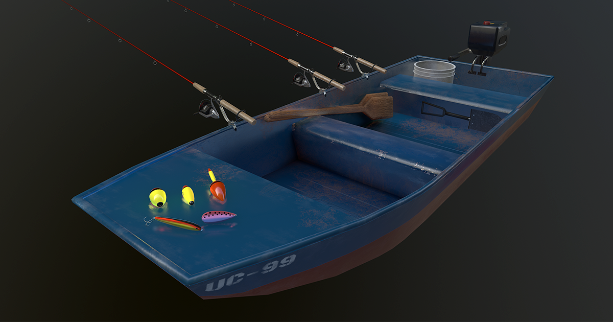 Fishing Gear Pack V2 | 3D Exterior | Unity Asset Store
