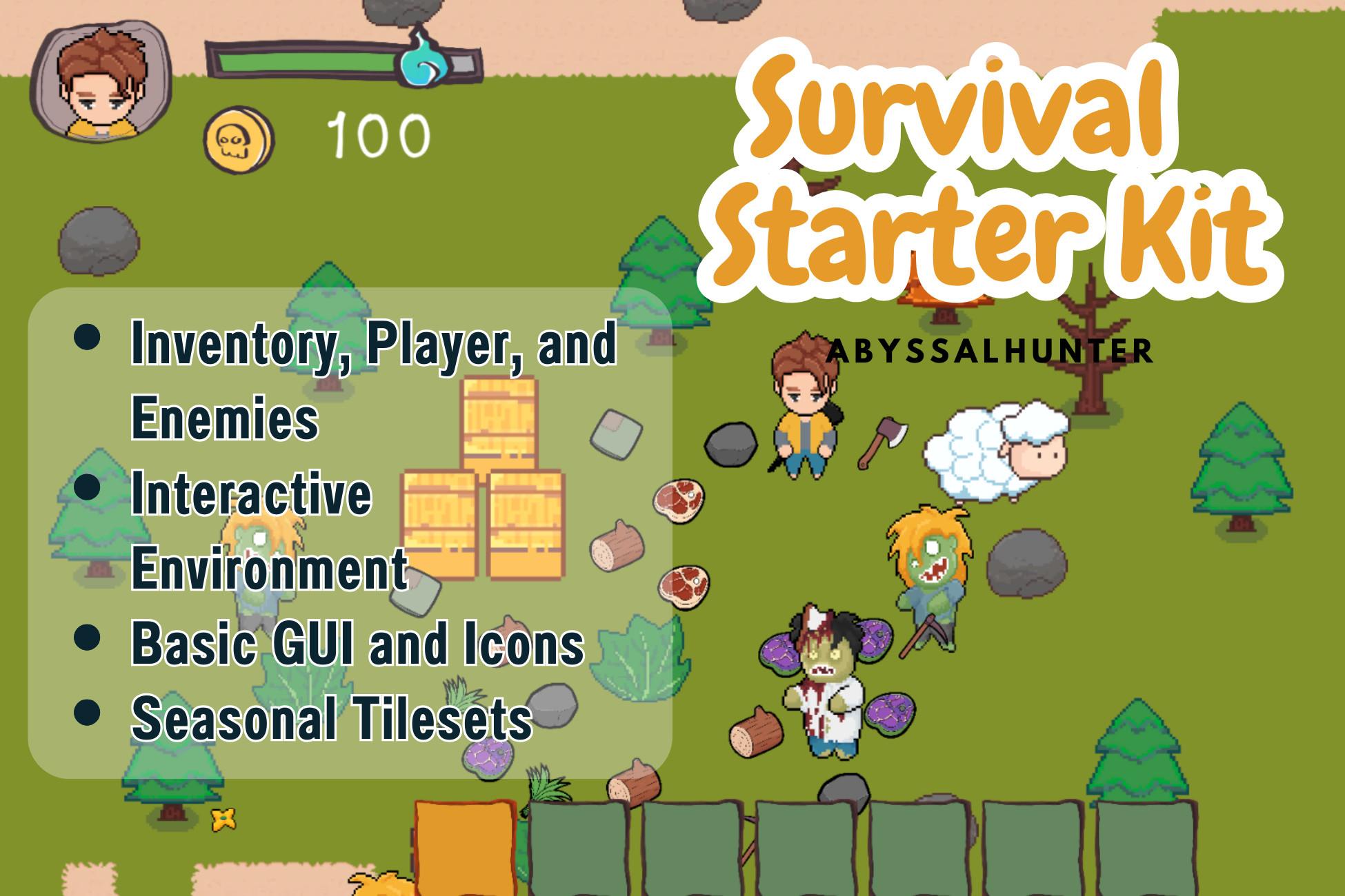 2D Survival Shooting Starter Kit | Packs | Unity Asset Store