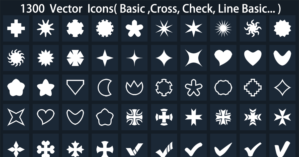 Clean Flat Icons 5 | 2D Icons | Unity Asset Store