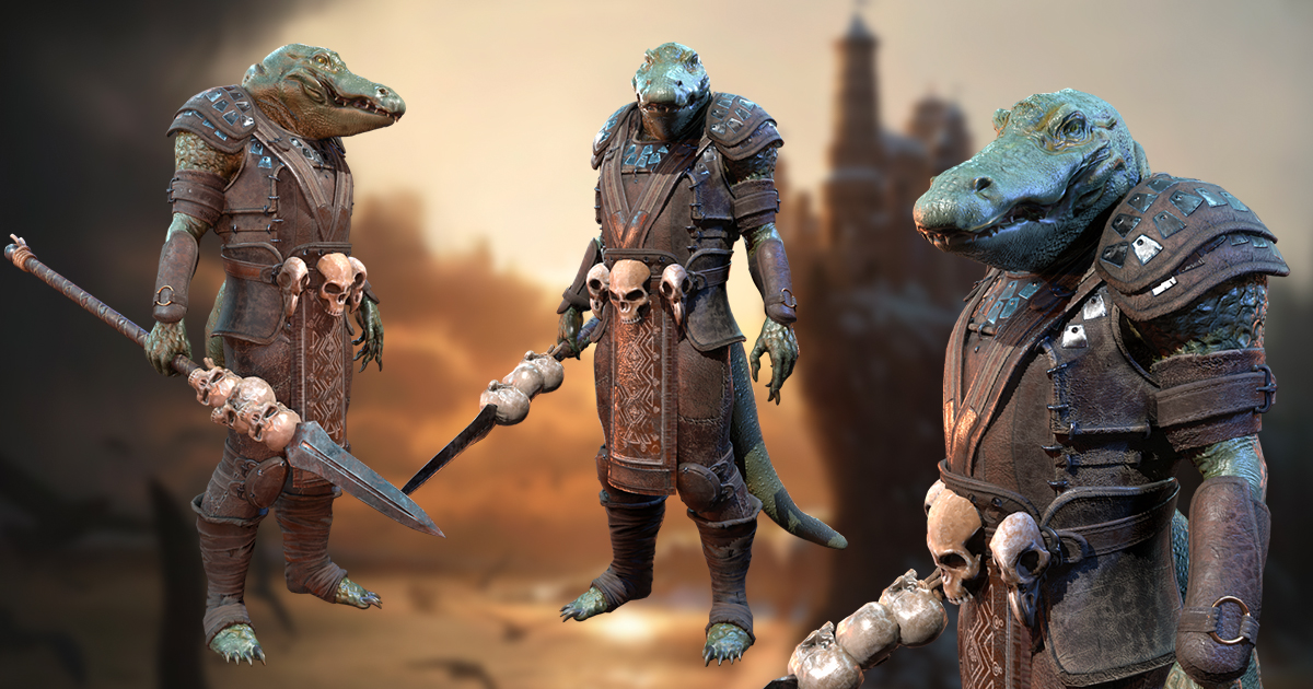 Warrior Crocodile | 캐릭터 | Unity Asset Store