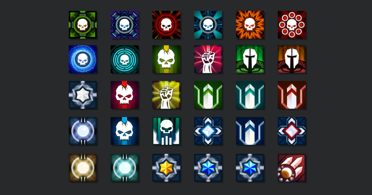 Achievements Rage Icons Set | 2D Icons | Unity Asset Store