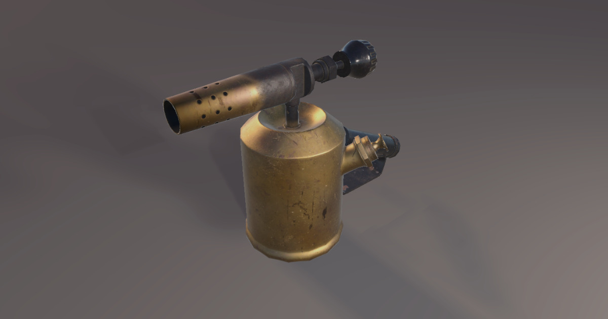 Old blowtorch | 3D Tools | Unity Asset Store