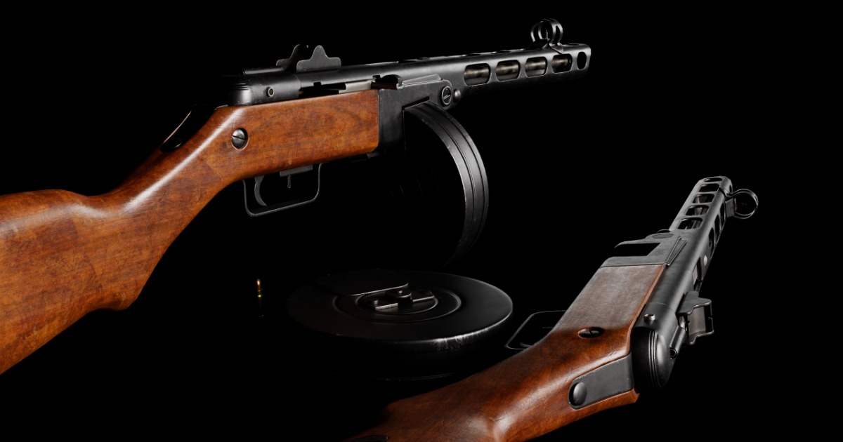 PPSH-41 Submachine Gun | 3D Guns | Unity Asset Store