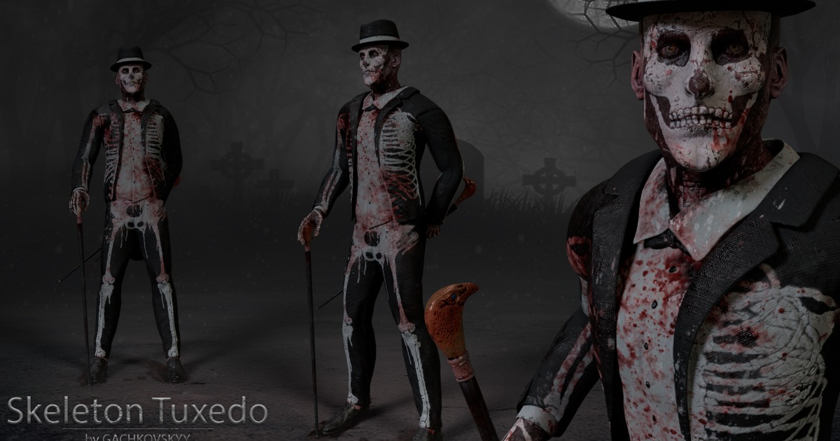 Skeleton Tuxedo | Characters | Unity Asset Store