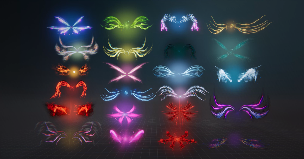 Wings VFX - 23 Wings! | VFX Particles | Unity Asset Store