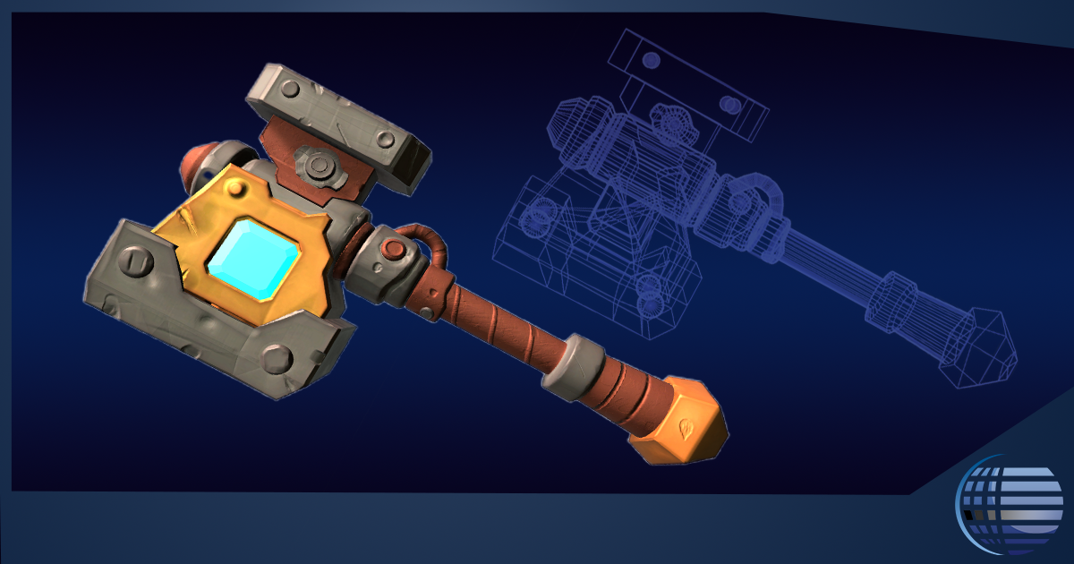 Stylized Mechanized Hammer | 3D Guns | Unity Asset Store