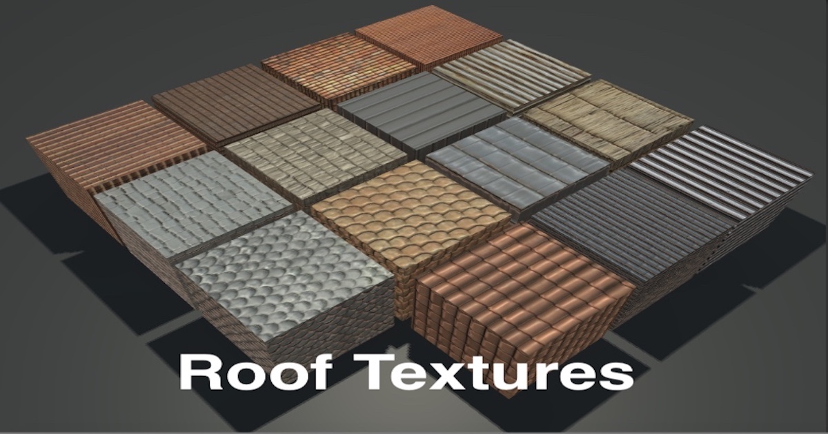 Roof Textures 1 | 2D Textures & Materials | Unity Asset Store