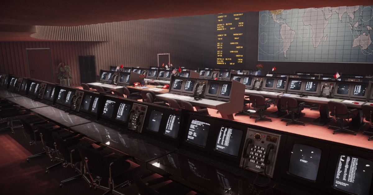 Space Launch Ground Control Command Center | 3D 주변환경 | Unity Asset Store