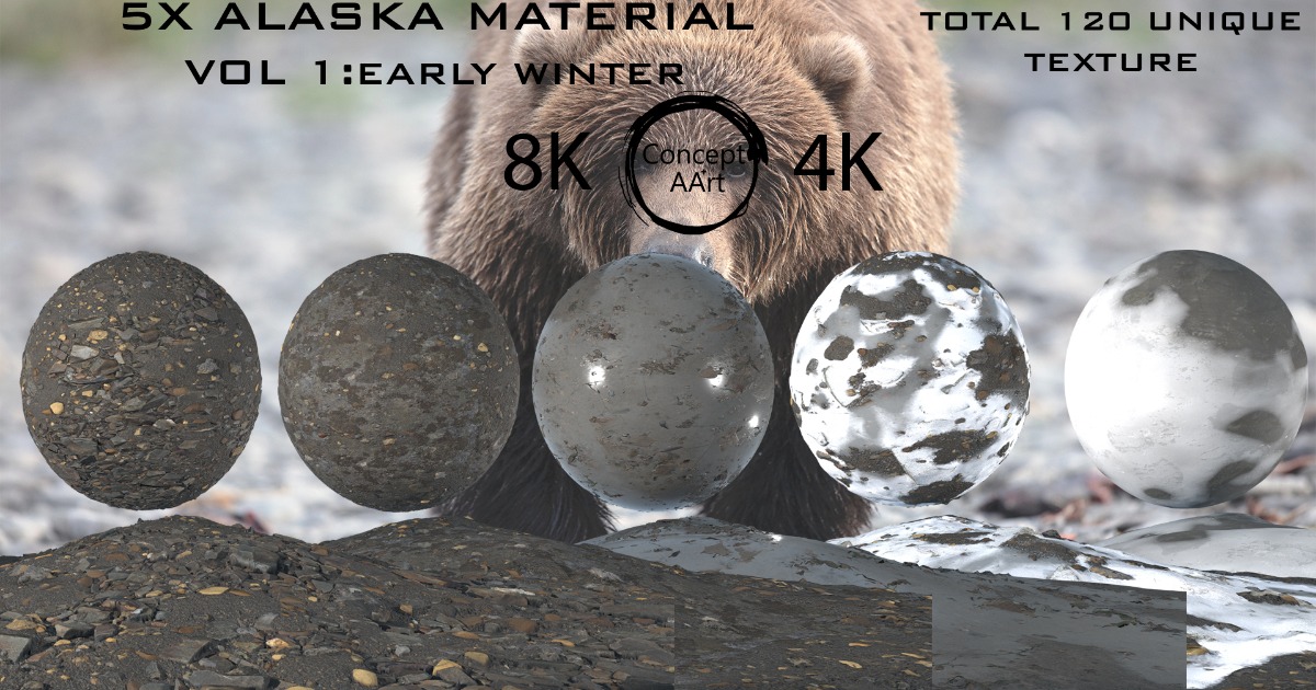 ALASKA VOL1:EARLY WINTER | 2D Textures & Materials | Unity Asset Store