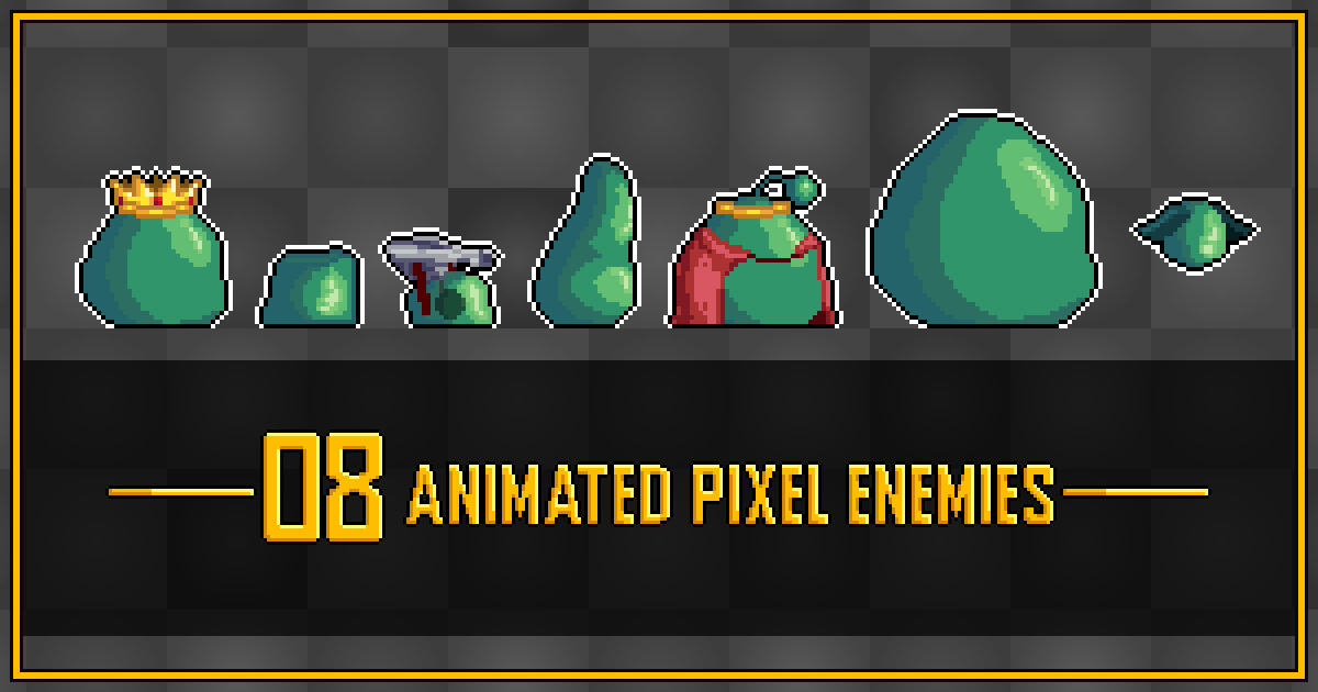 Enemy Galore 5 - Pixel Art | 2D Characters | Unity Asset Store