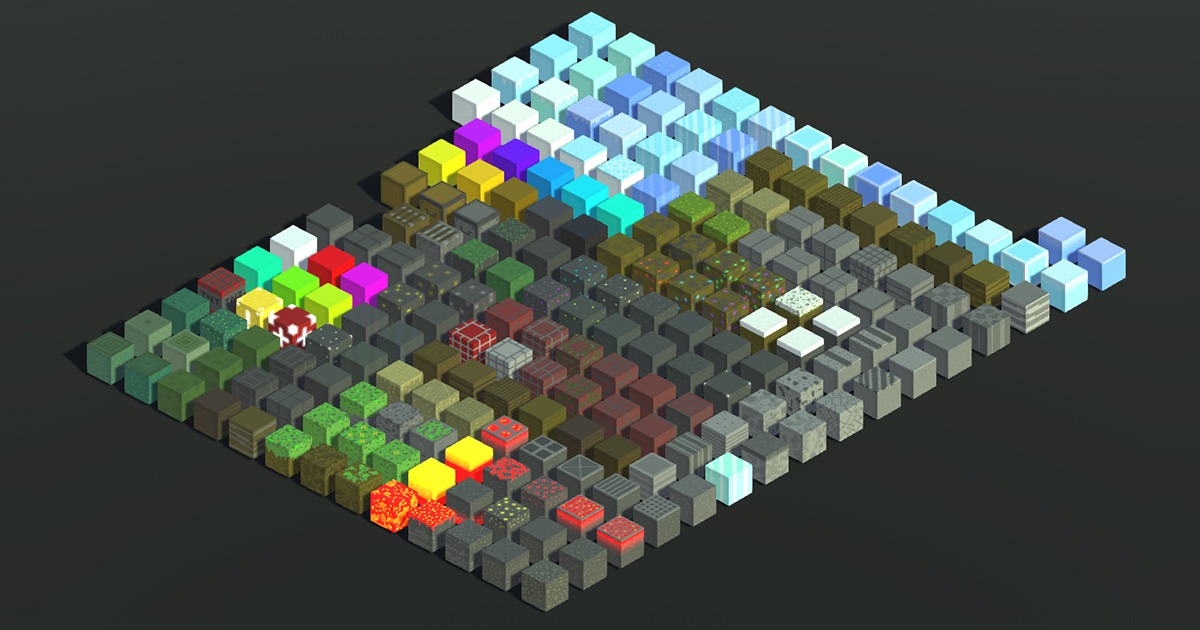 3D Blocks URP lowpoly | 3D Props | Unity Asset Store