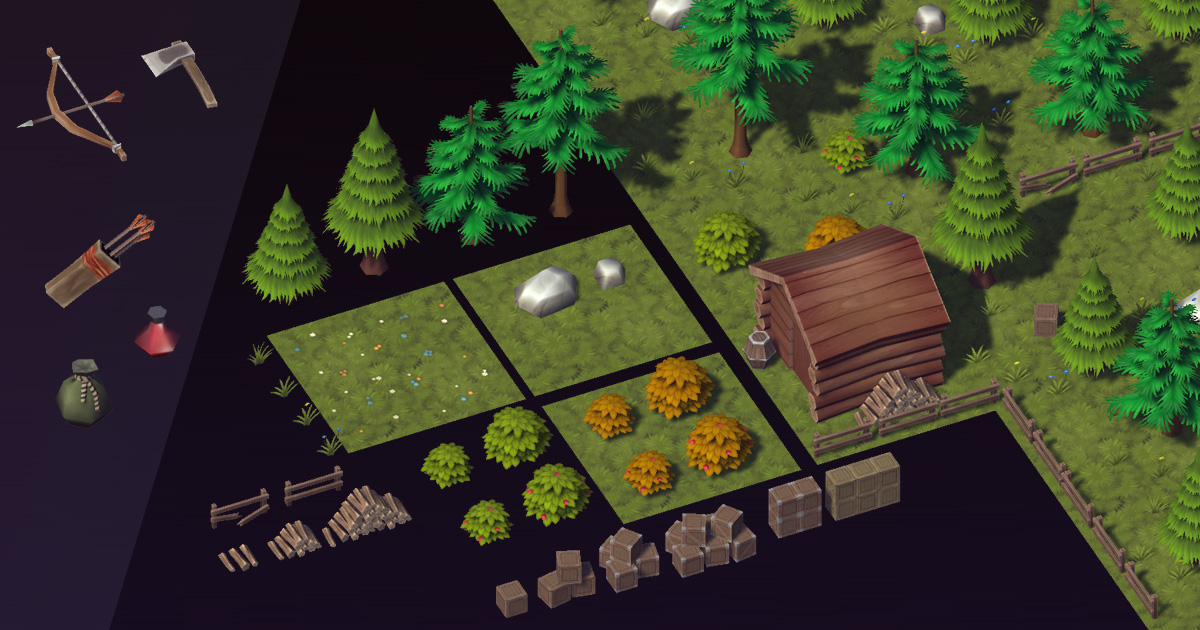 Handpainted Forest Pack v3.0 | 3D Landscapes | Unity Asset Store