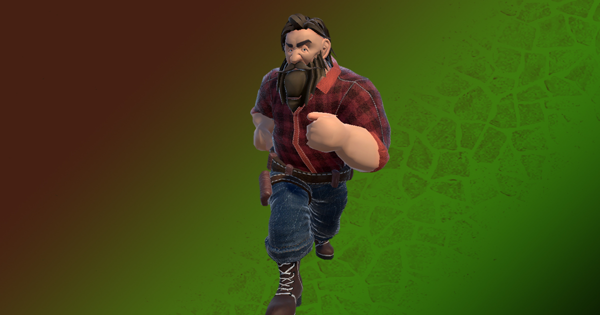 Low Poly Lumberjack Game Ready Character 3d Characters Unity Asset Store