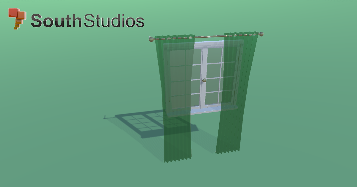 LowPoly Window A02 | 3D Furniture | Unity Asset Store