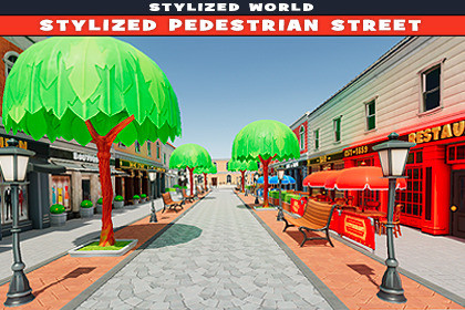 Stylized Street | Unity AssetStore Price down information