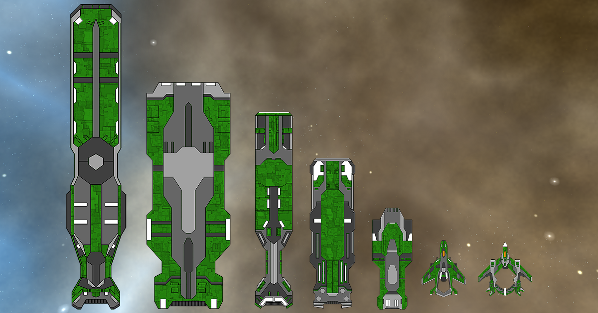 2D Spaceship Fleet: Enkar Republic | 2D Environments | Unity Asset Store