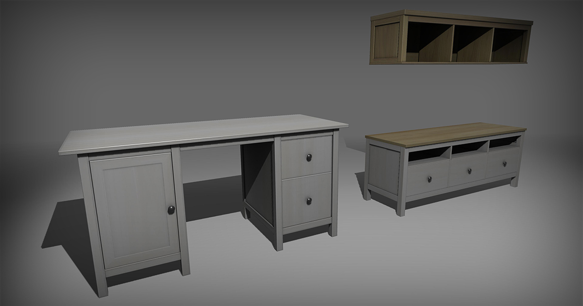 Sitting Room Furniture Pack | 3D Furniture | Unity Asset Store