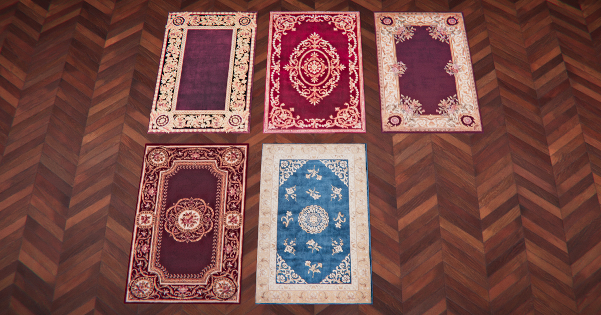 Rugs | 3D Furniture | Unity Asset Store