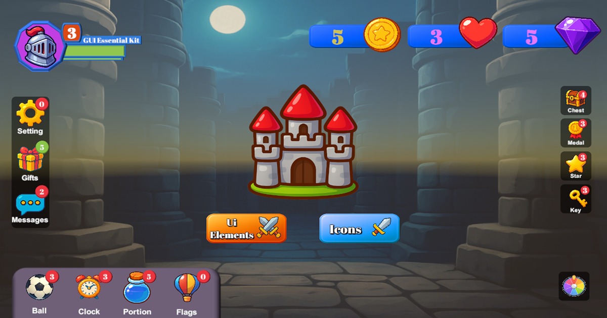 GUI Essential Kit | 2D Icons | Unity Asset Store