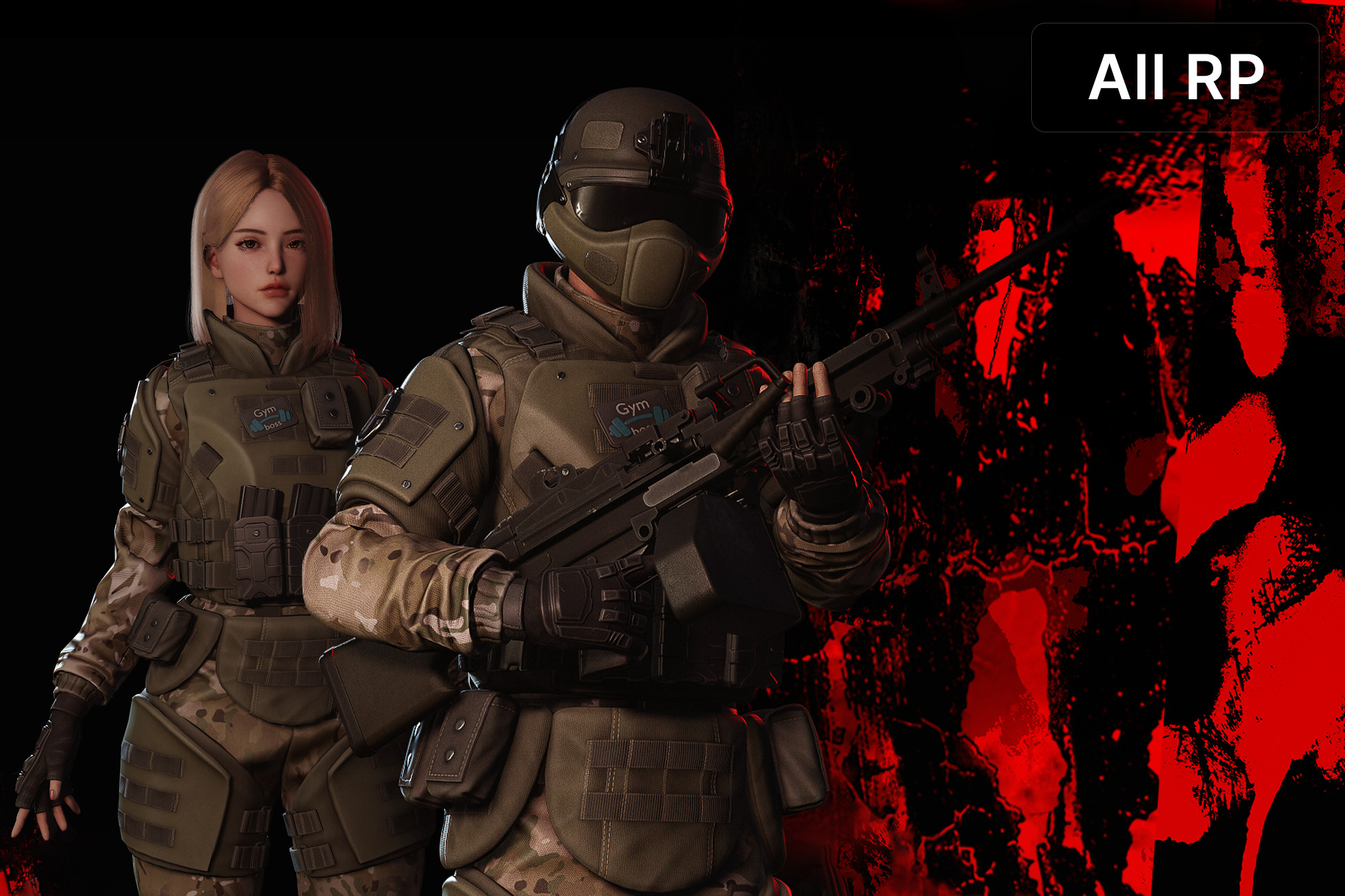 Heavy - Rapid Fire Military Character | Characters | Unity Asset Store