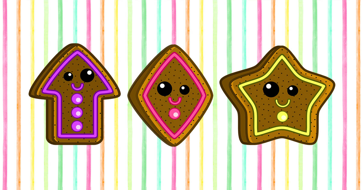 Cookie Shapes for Kids Games | 2D Characters | Unity Asset Store