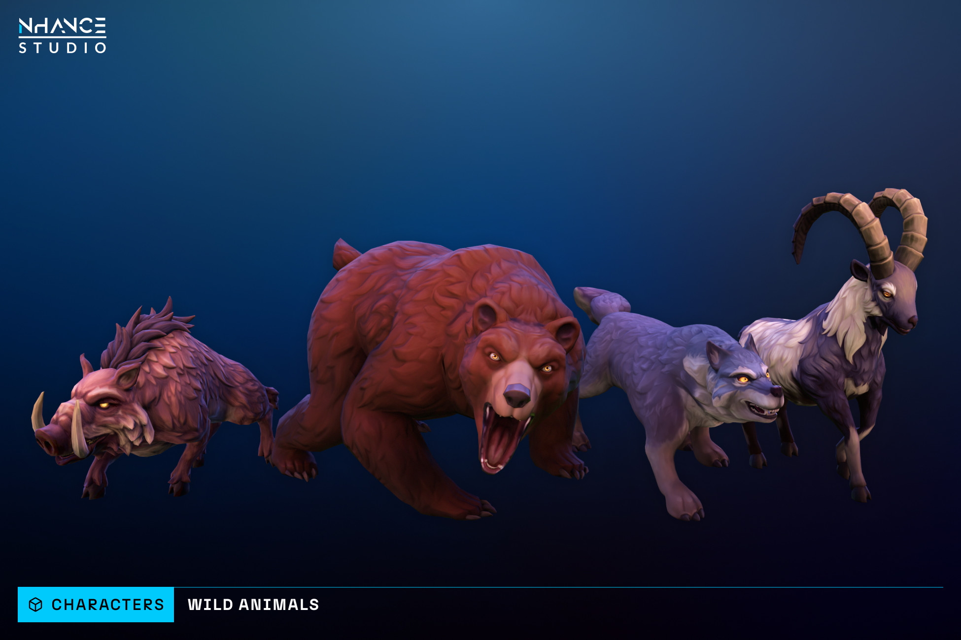 Stylized Wild Animals Pack | 3D Animals | Unity Asset Store