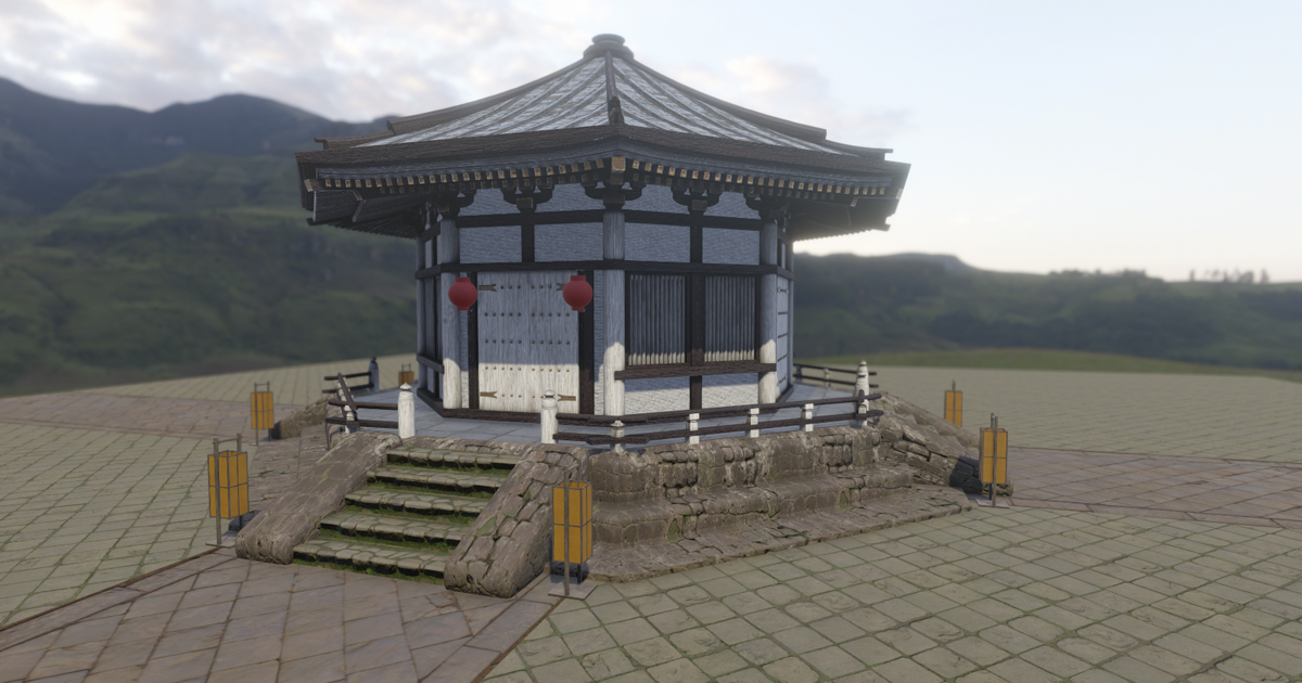 Asian Temple | 3D Historic | Unity Asset Store