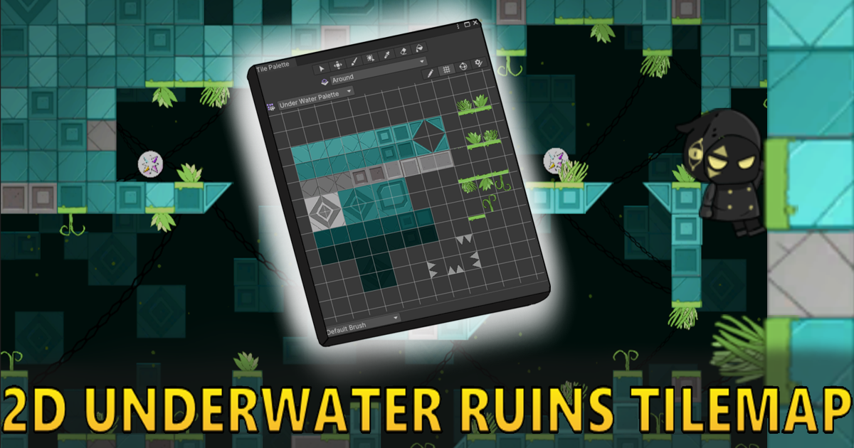 2D Platformer Tilemap Pack – Underwater Ruins Theme | 2D 環境 | Unity Asset Store