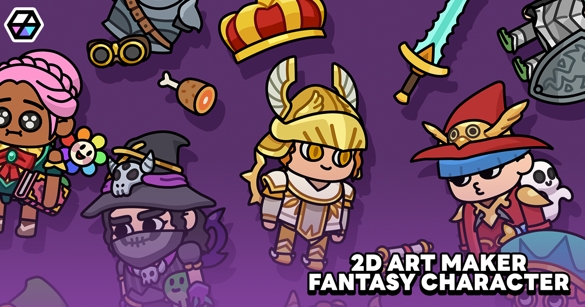 2D Art Maker - Fantasy Characters | 2D Characters | Unity Asset Store