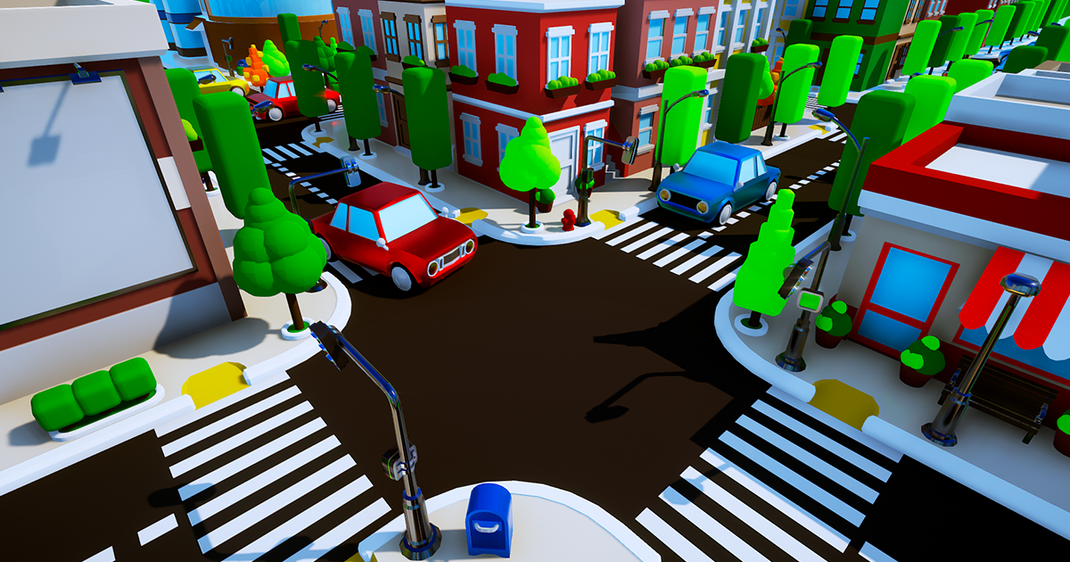 Tiny City | 3D 都市 | Unity Asset Store