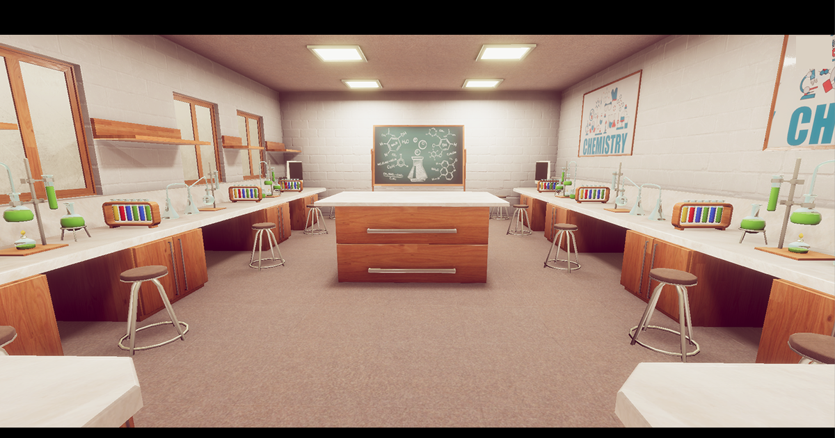 Chemistry laboratory | 3D Industrial | Unity Asset Store