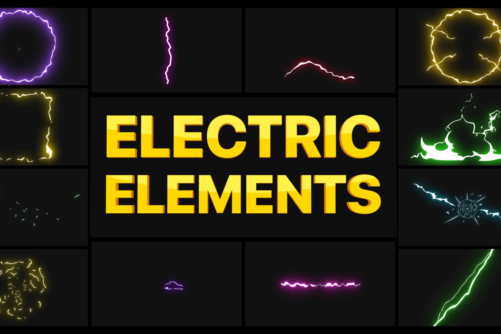 Electric Elements (25.03) | 2D Textures & Materials | Unity Asset Store