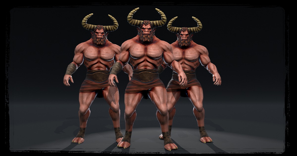 Minotaur (Low Poly) | 캐릭터 | Unity Asset Store
