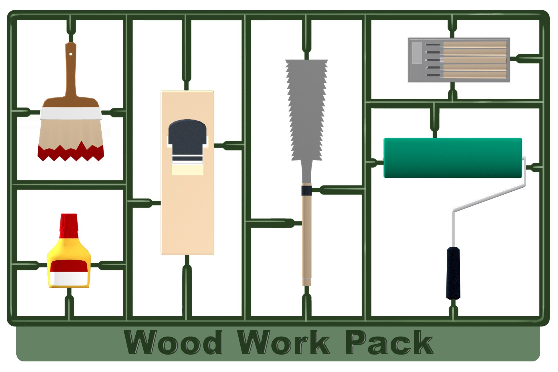 General Tools - Wood Work Pack | 3D Tools | Unity Asset Store