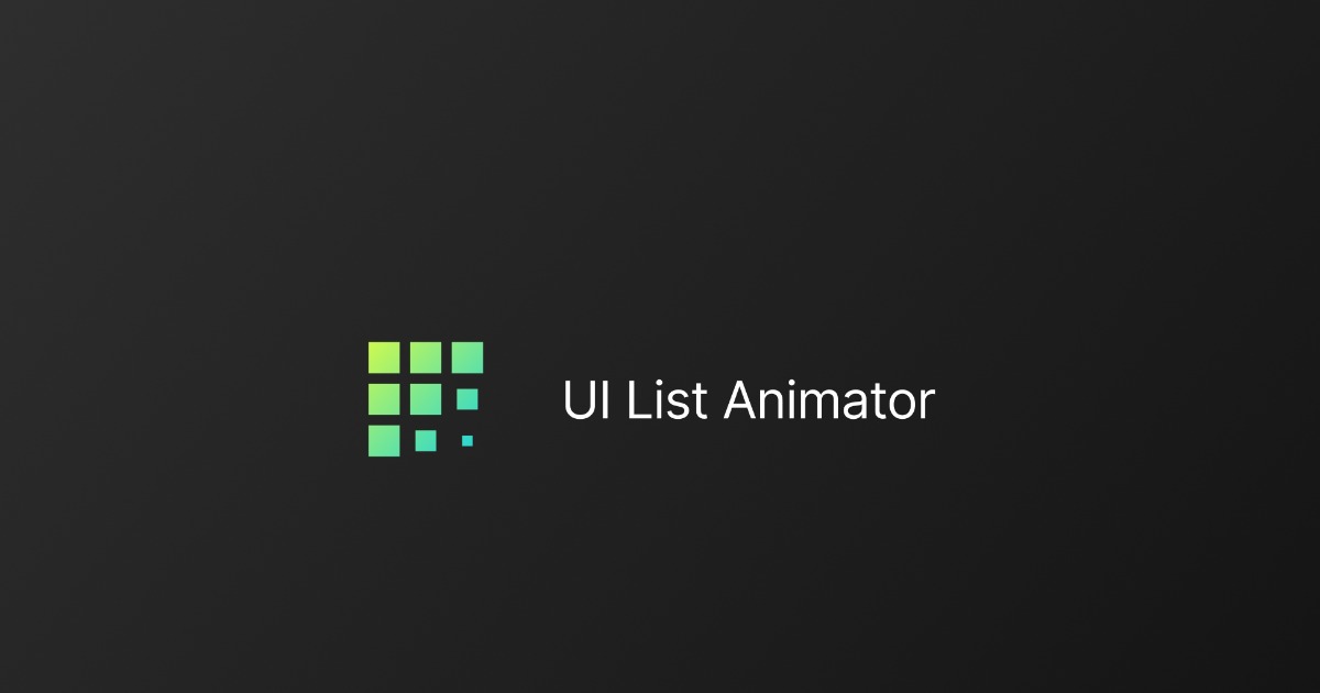 UI List Animator | GUI Tools | Unity Asset Store